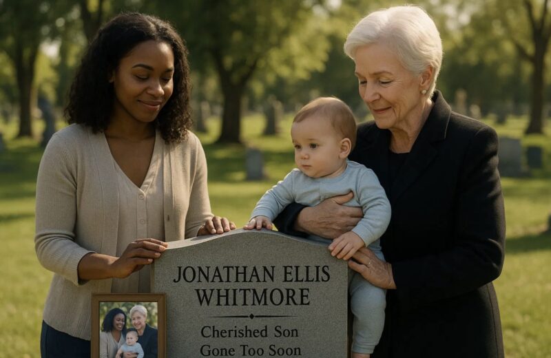 Am Grab ihres Sohnes traf eine Milliardärin eine Kellnerin mit einem ...